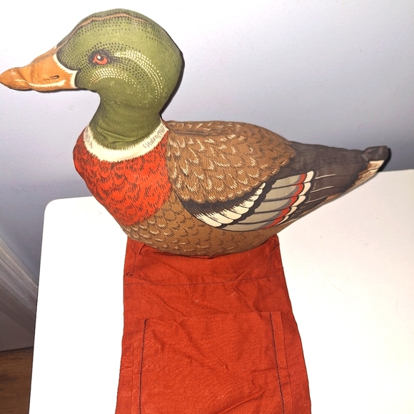 Mallard Duck | Accents | Vintage Mallard Duck Tv Remote Holder Stuffed ...